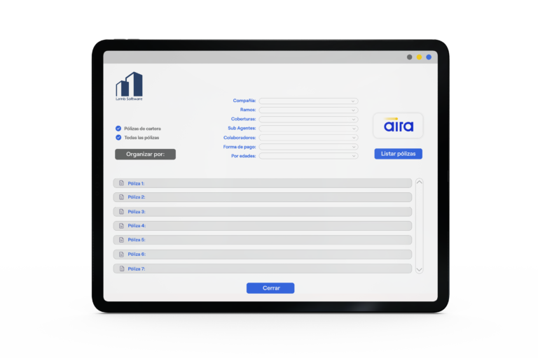 Integración de aira system con Lamb software | aira system